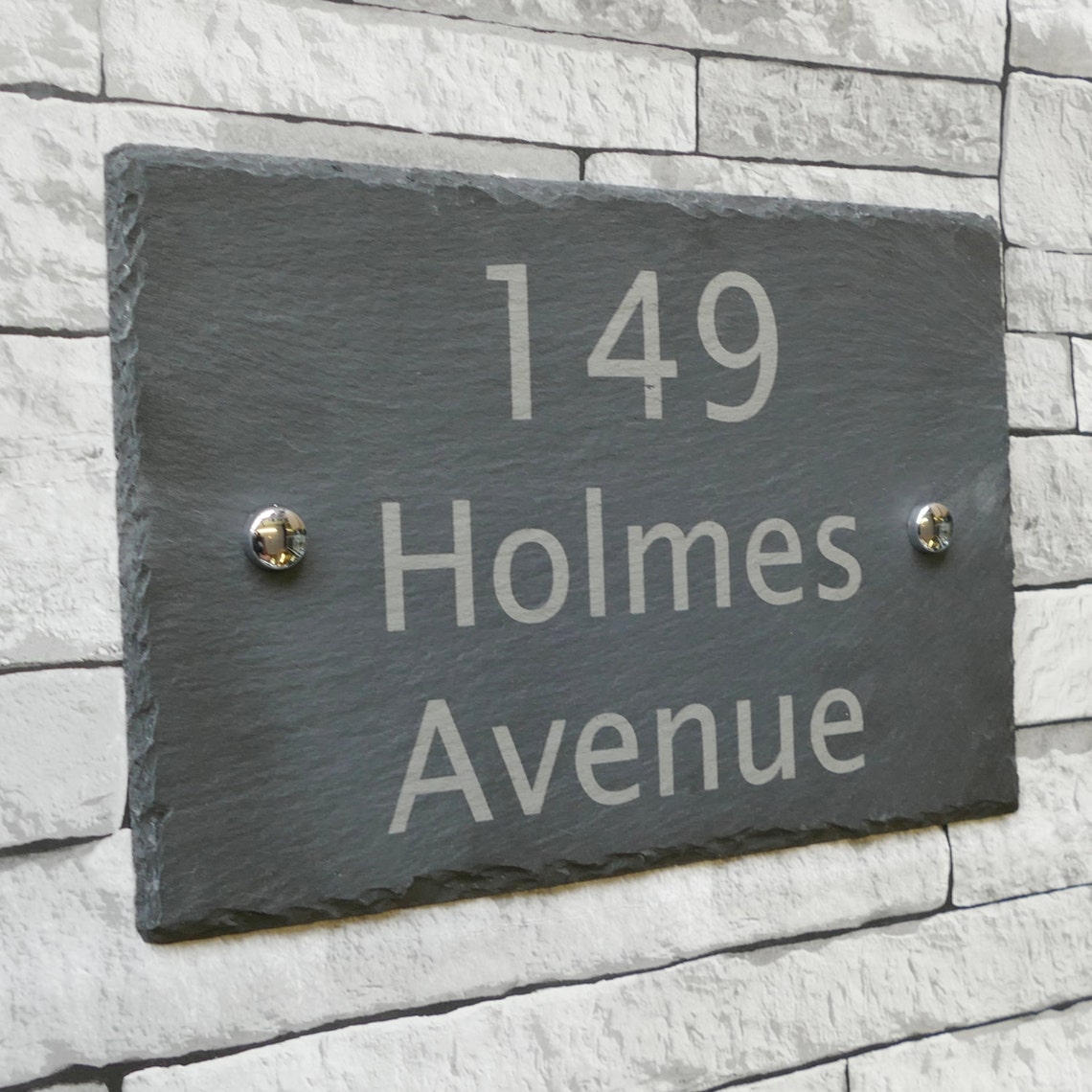 Slate House Sign Slate House Names Slate House Plaque - Etsy UK