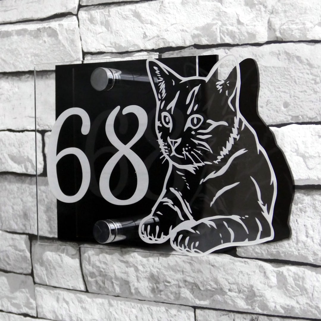 Cat House Sign | the Perfect Gift for Cat Lovers - Etsy