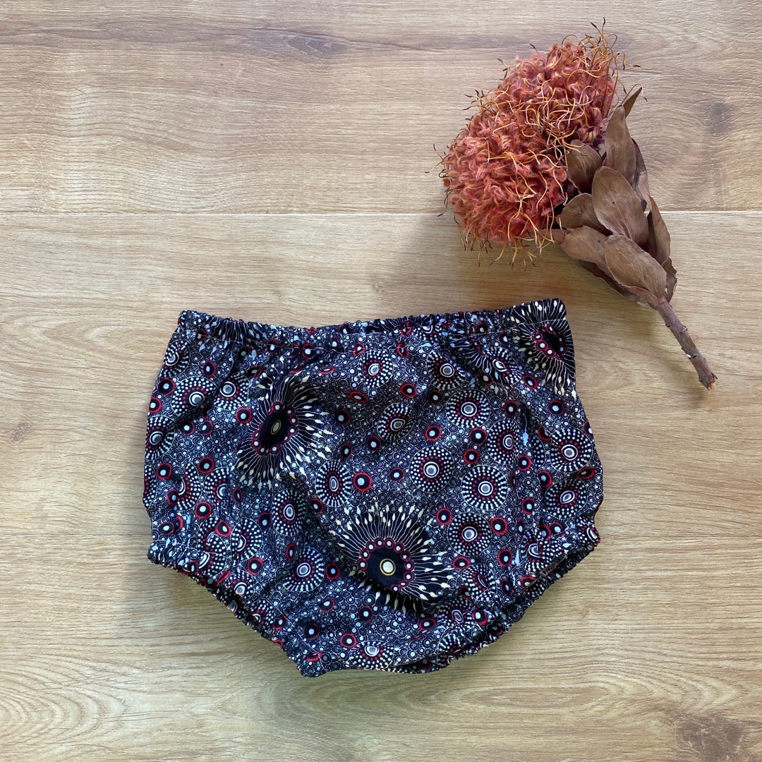Bloomers, Baby Nappy Cover, Indigenous Baby, Aboriginal Baby, Nappy ...