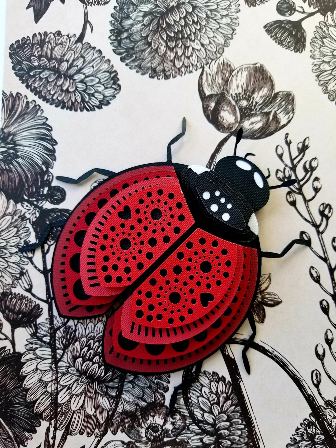 Mandala Layered Lady Bug SVG File by Cindy Duke - Etsy