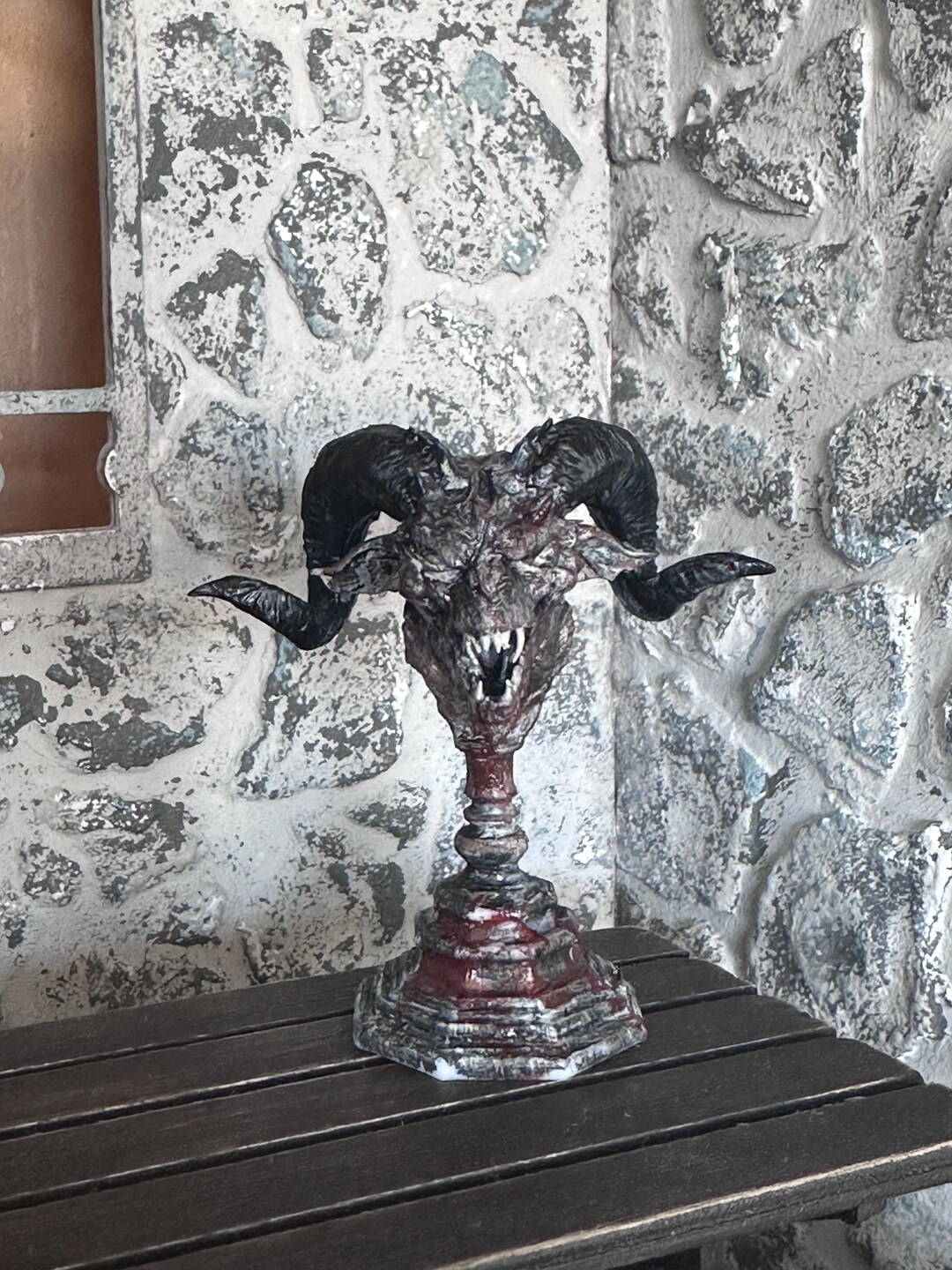 Miniature Baphomet Altar Statue – With Blood Effect – Dollshouse ...