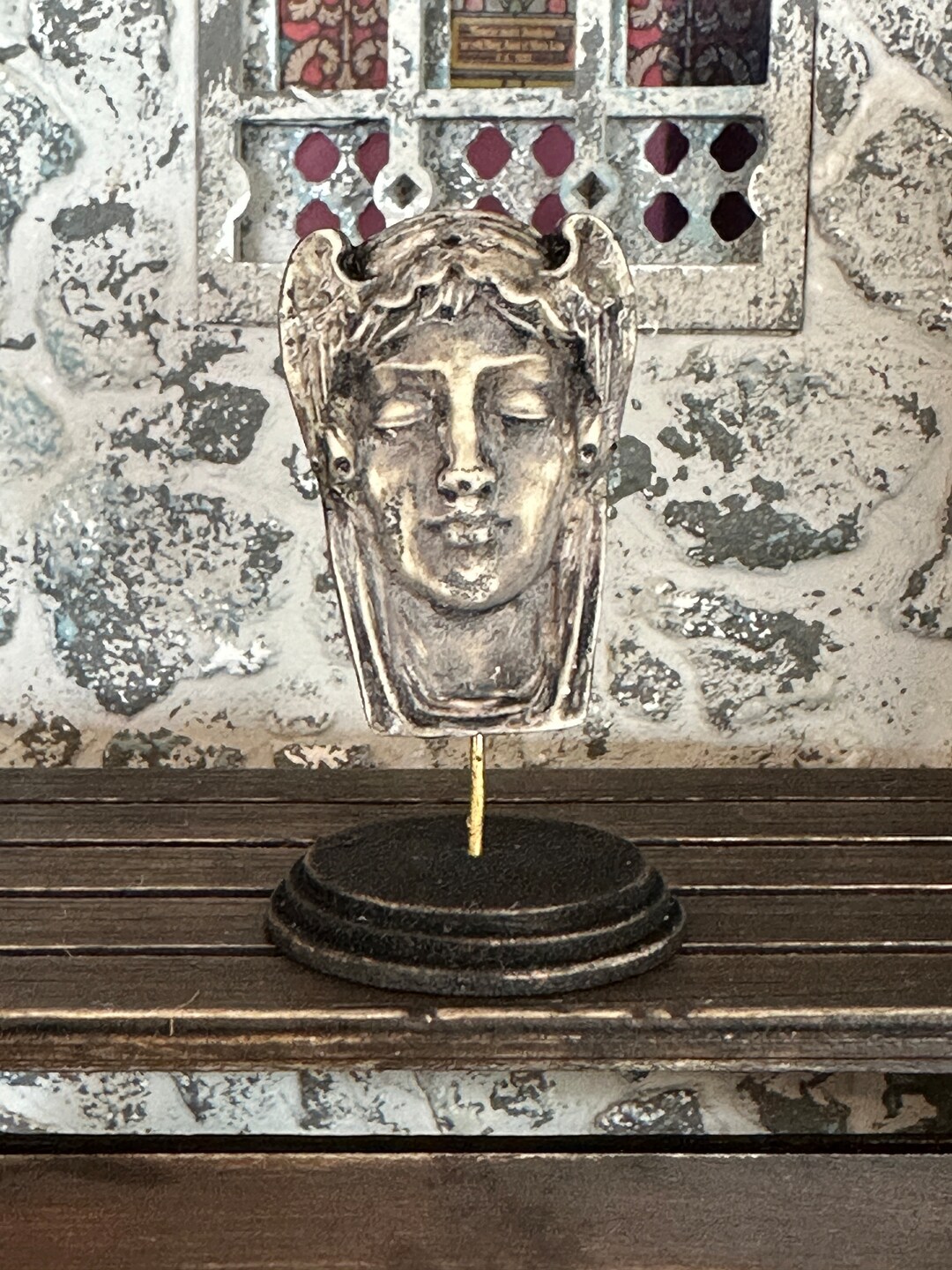 Handmade Doll House Miniature Art Collectors Statue Ornament Aged ...