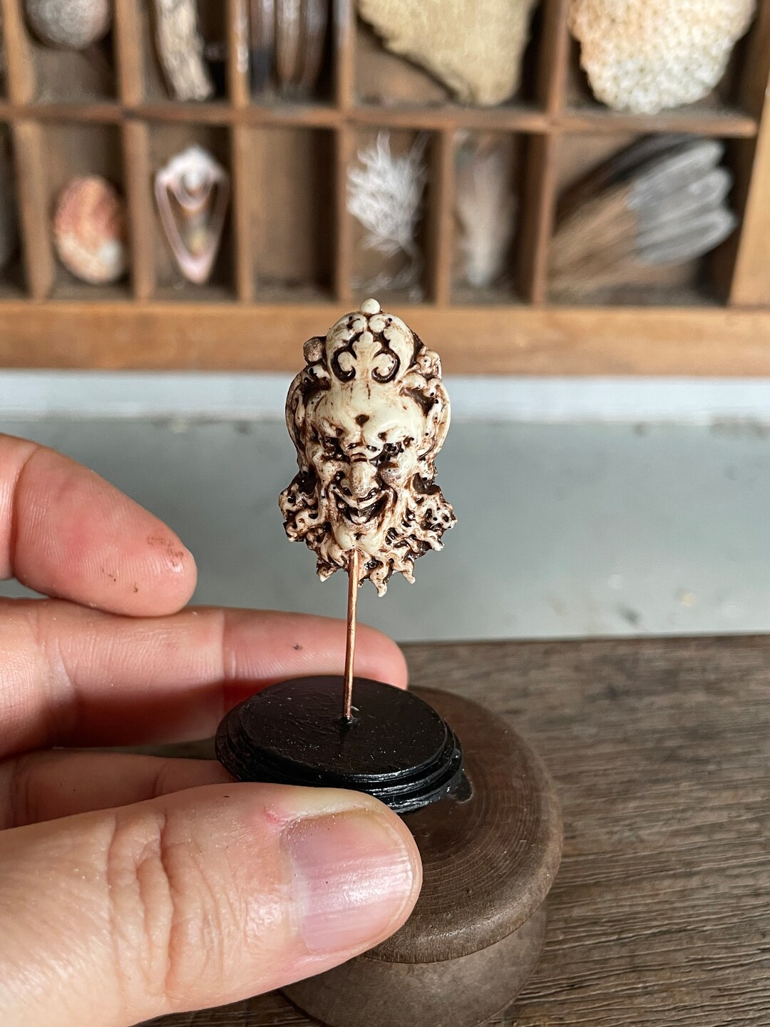 Handmade Doll House Miniature Art Collectors Statue Ornament Aged ...