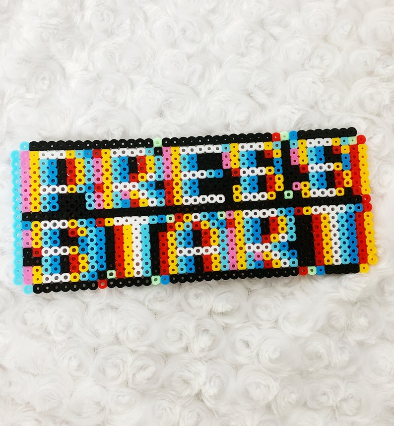 Press Start Video Game Perler Bead Wall Hanging Sprite - Etsy