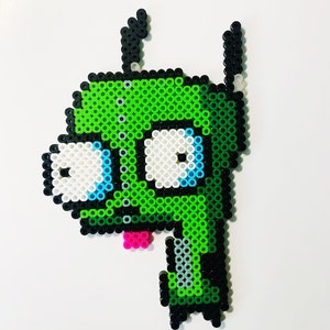 Invader Zim Gir Suit Perler Bead Wall Hanging Sprite - Etsy