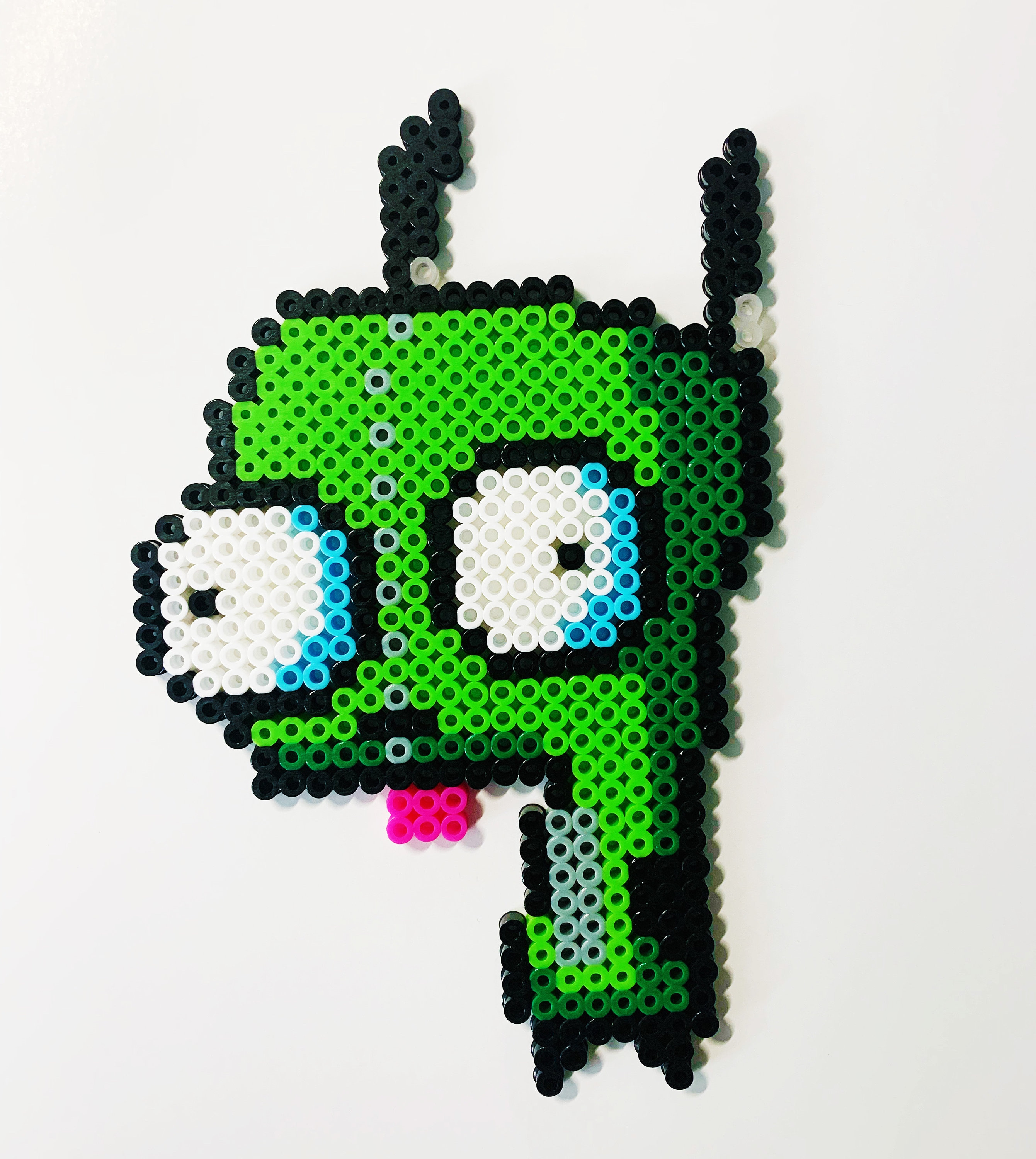Invader Zim Gir Suit Perler Bead Wall Hanging Sprite - Etsy