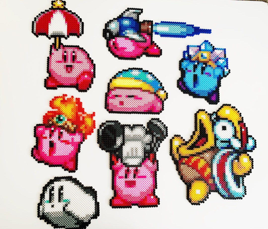 Kirby Perler Bead Sprites/wall Hangings - Etsy