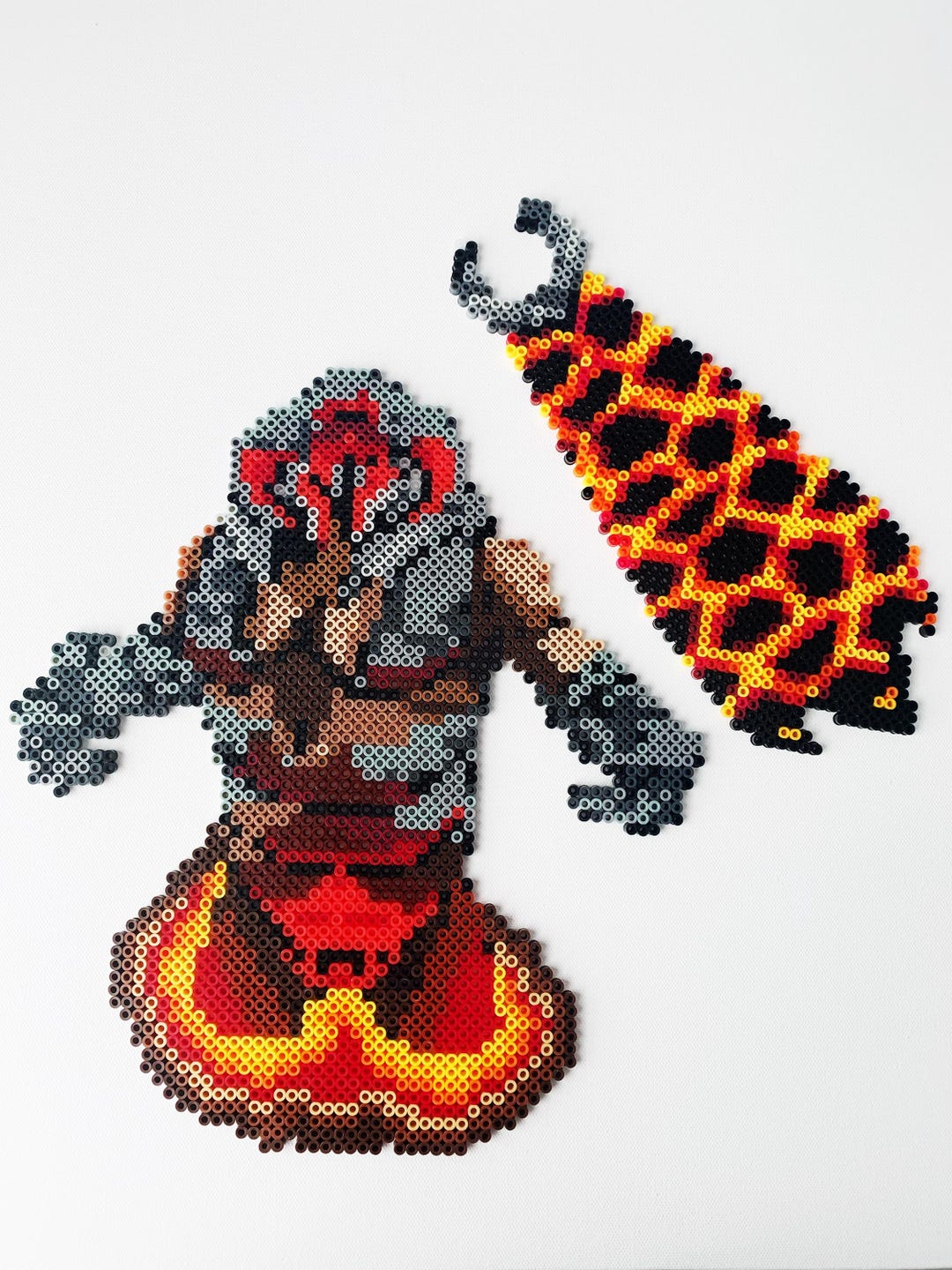 OSRS Old School Runescape Tzkal-zuk and Infernal Cape Bundle Perler ...