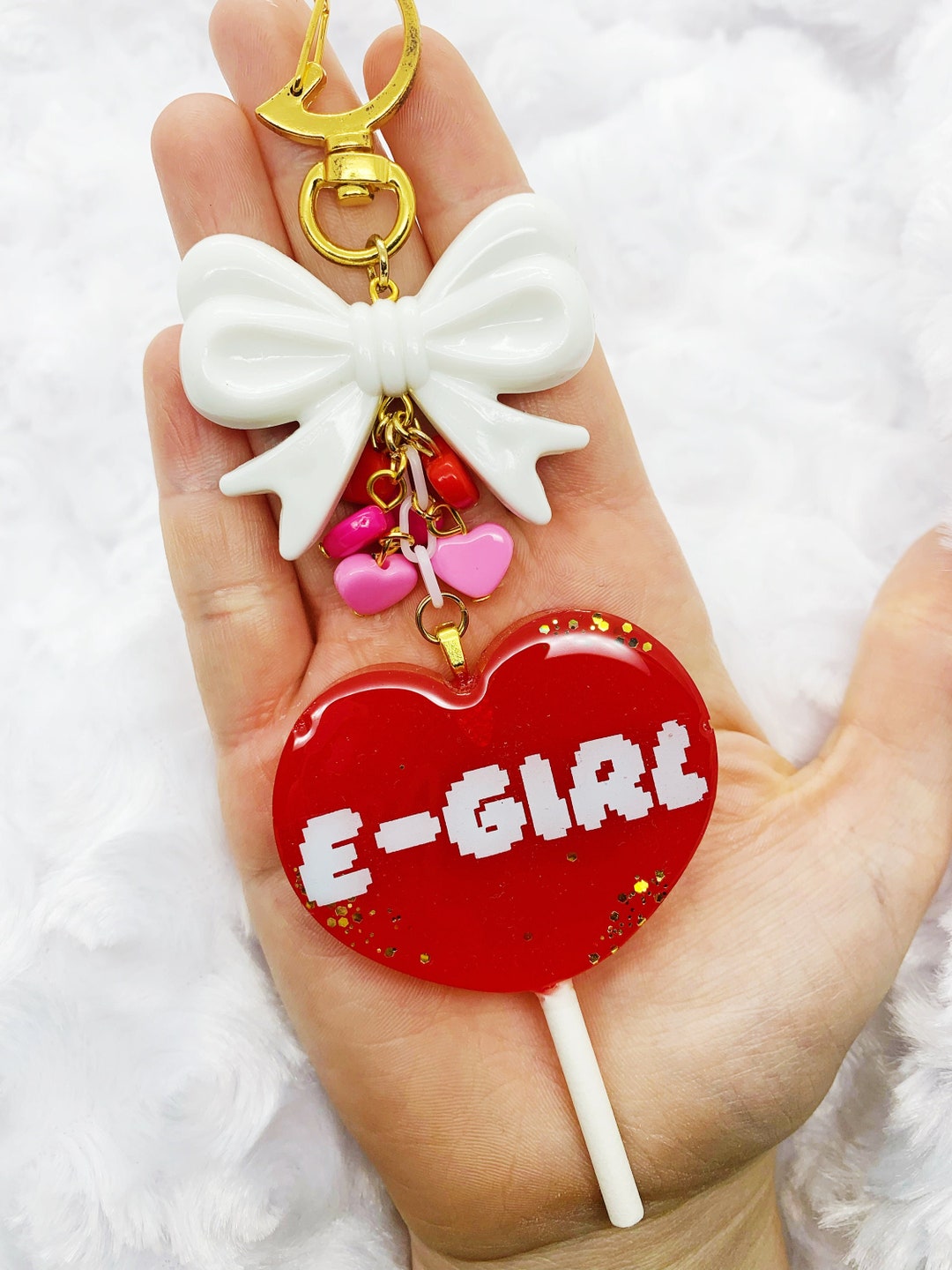 E-girl Baddie Conversation Candy Heart Lollipop Charm - Etsy