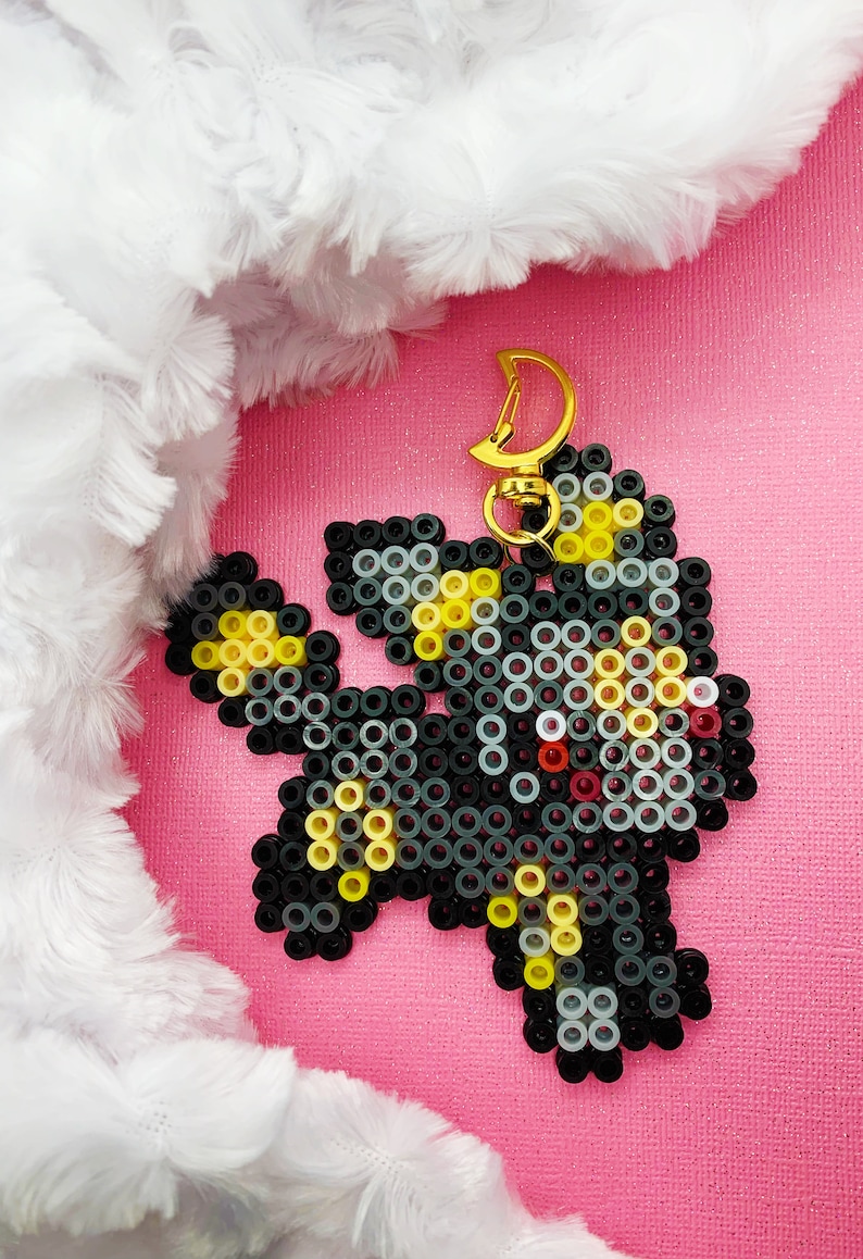 Umbreon Pokémon Perler Bead Keychain - Etsy
