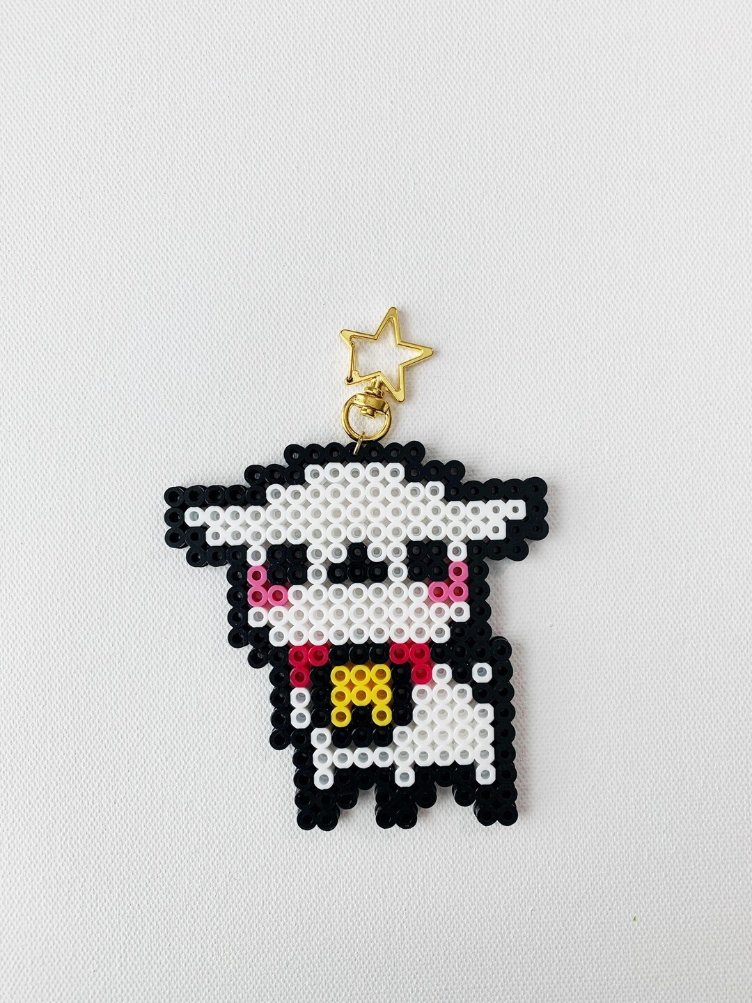 Lamb Perler Bead Wall Hanging Sprite Keychain Kawaii - Etsy