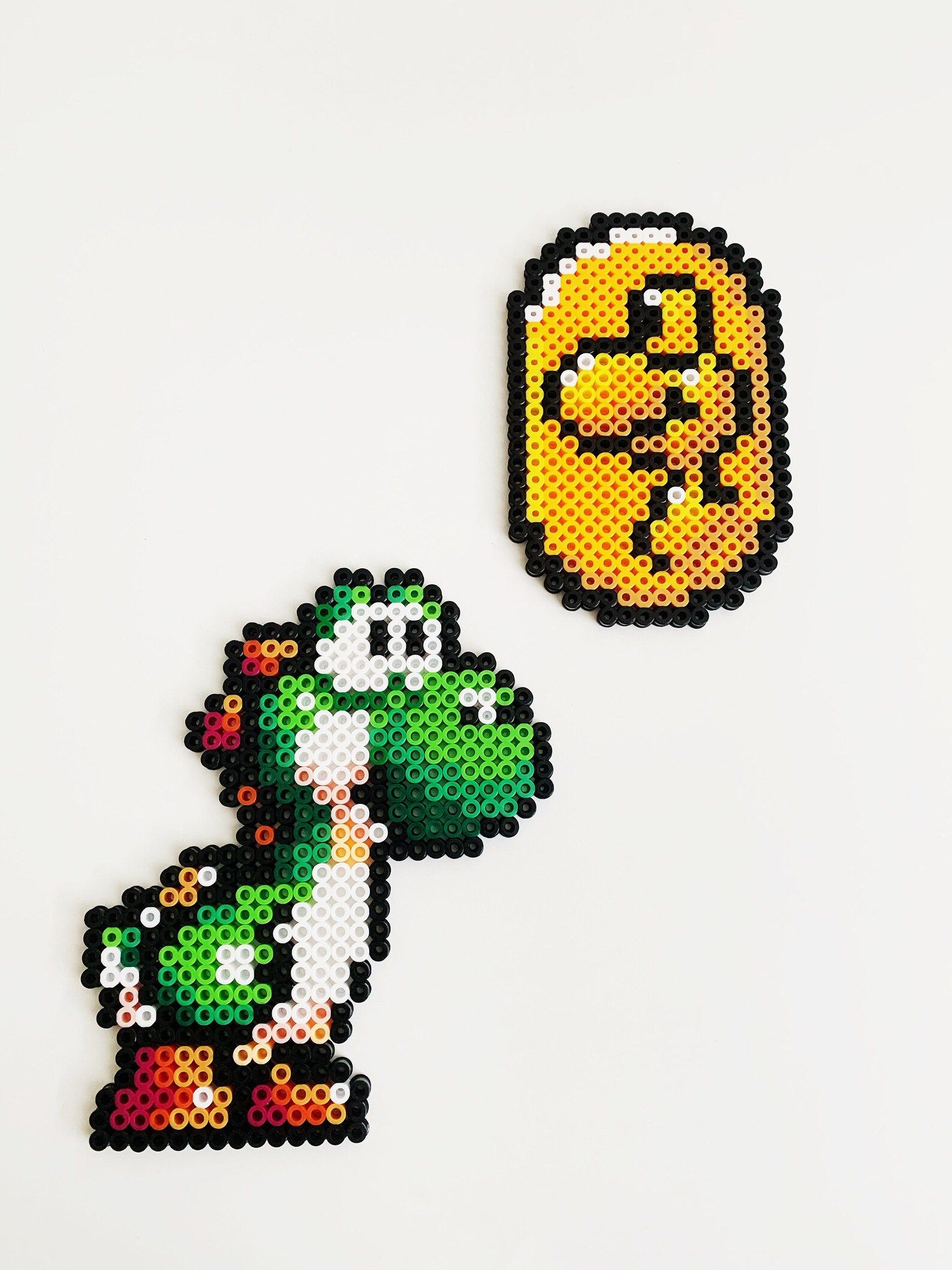Yoshi and Yoshi Coin Super Mario/yoshis Island Sprites/wall Hangings - Etsy