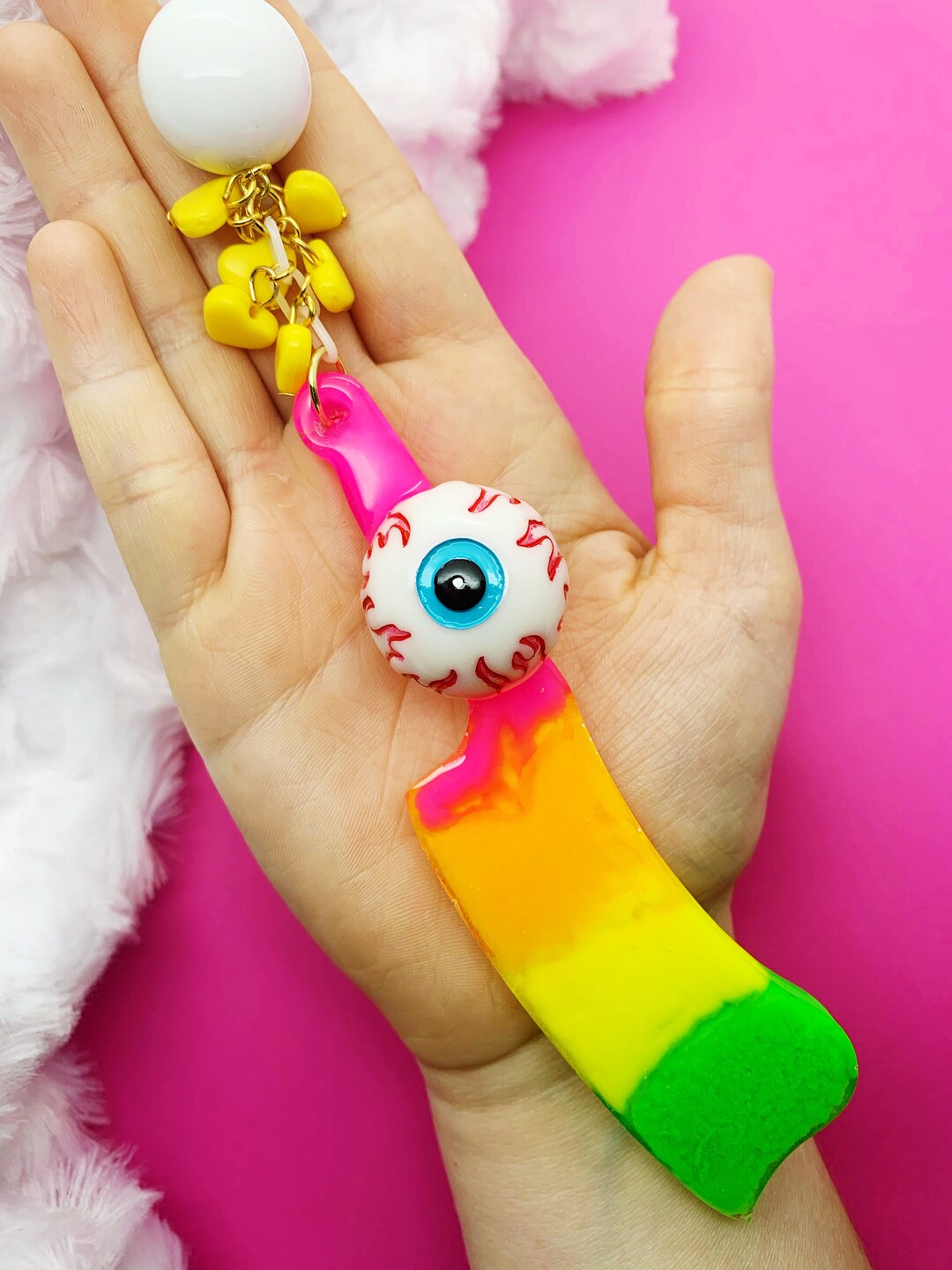 Neon Sour and Spooky Candy Charm - Etsy