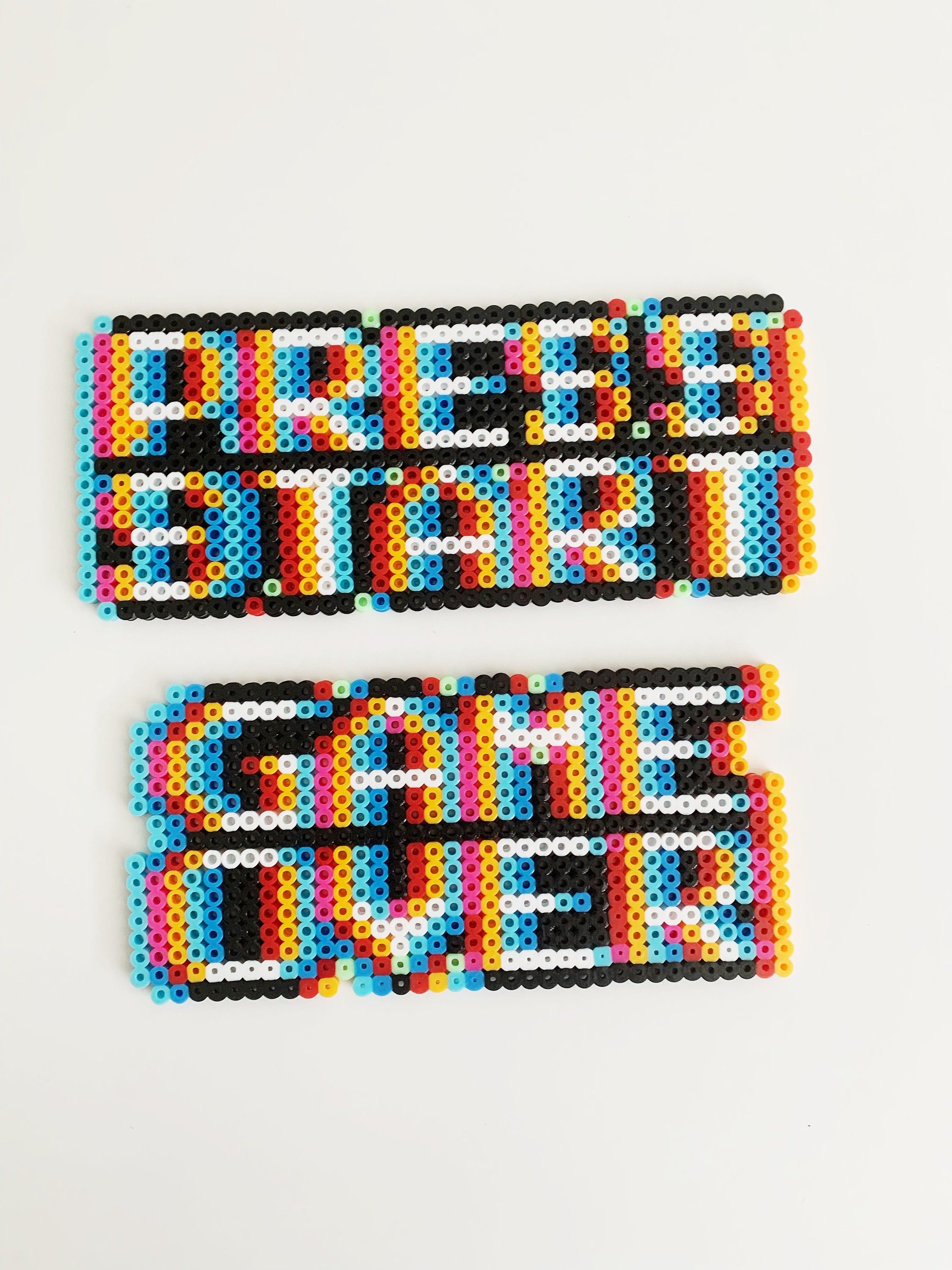 Press Start Video Game Perler Bead Wall Hanging Sprite - Etsy