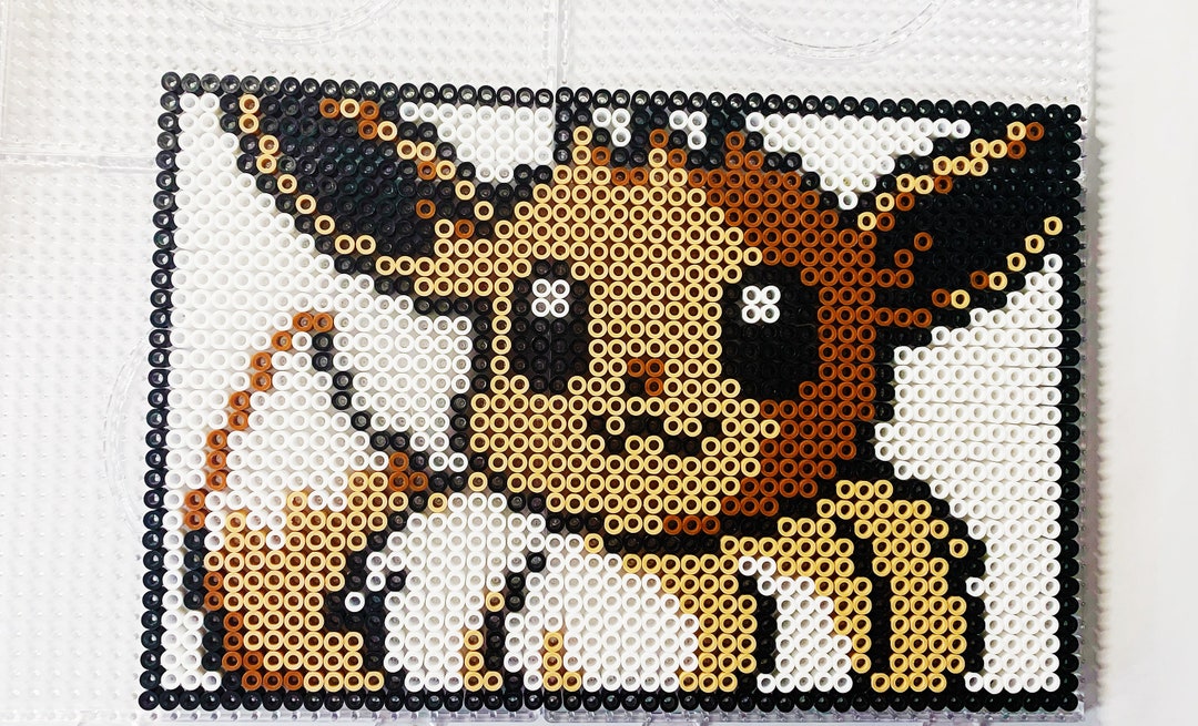 Eevee イーブイ Frame Pokemon Perler Bead Wall Hanging Sprite - Etsy