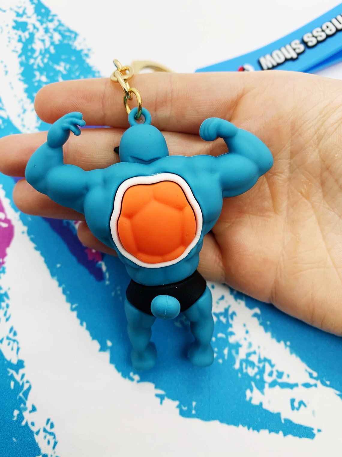 Buff AF Pokemon Keychain squirtle Squad - Etsy
