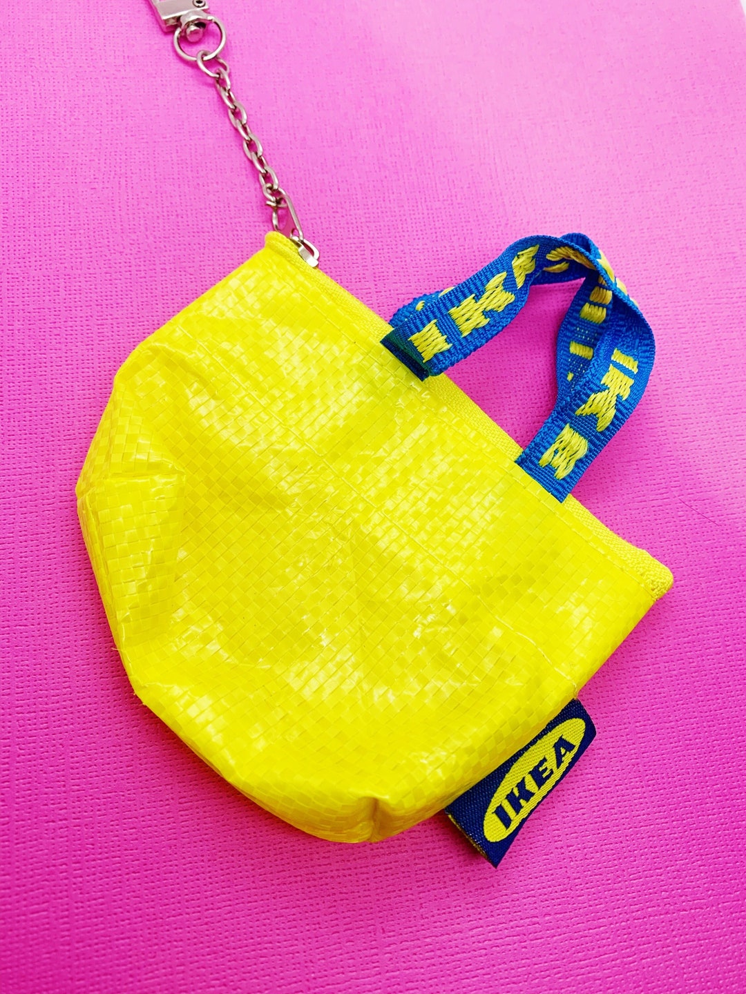 Ikea Bag Coin Purse Keychain - Etsy