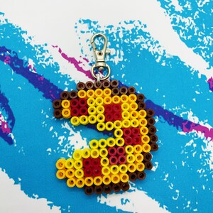 Teenage Mutant Pac-man Perler Bead Keychains - Etsy