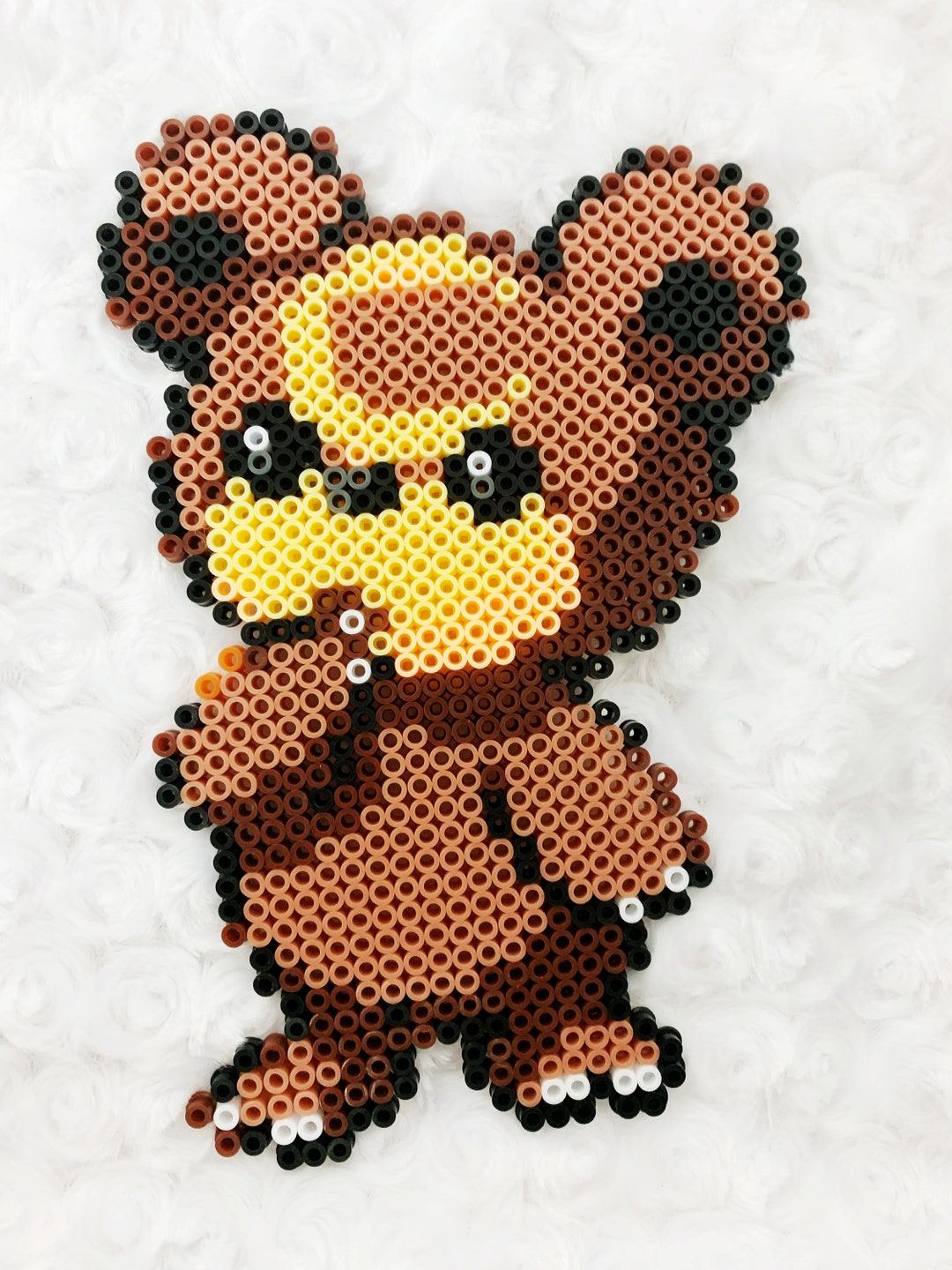 Teddiursa ヒメグマ Pokémon Perler Bead Art Piece Wall Hanging Sprite - Etsy