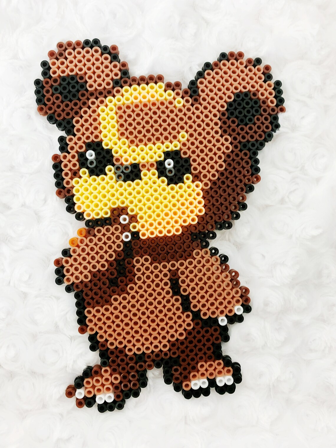 Teddiursa ヒメグマ Pokémon Perler Bead Art Piece Wall Hanging Sprite - Etsy