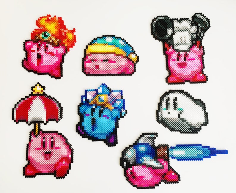 Kirby Perler Bead Sprites/wall Hangings - Etsy Australia
