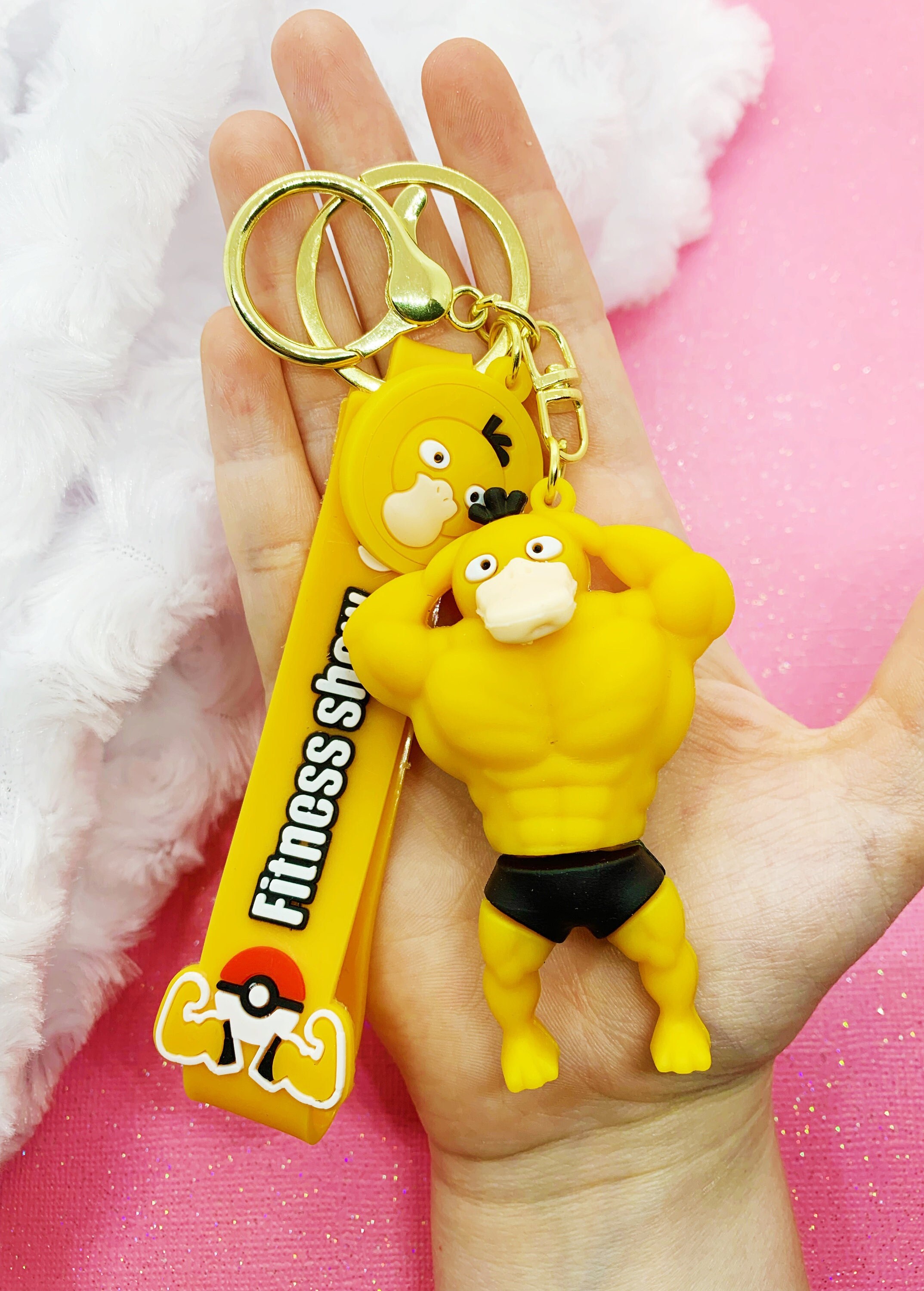 Buff AF Pokemon Keychains psyduck - Etsy