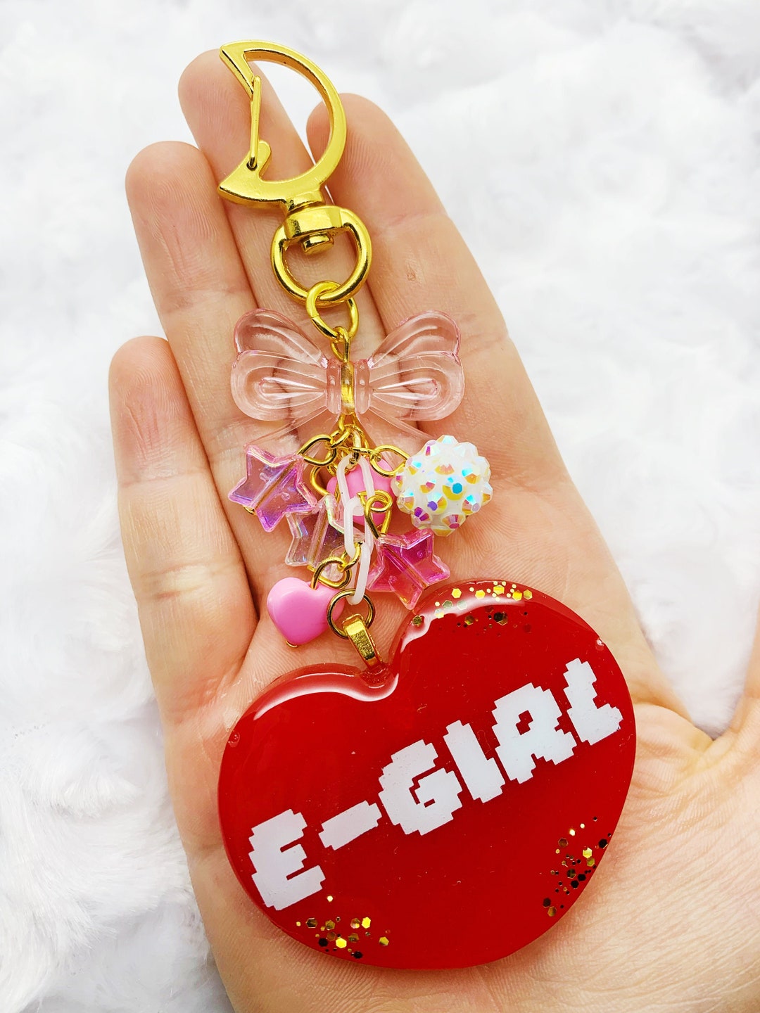 E-girl Baddie Conversation Heart Candy Charm - Etsy