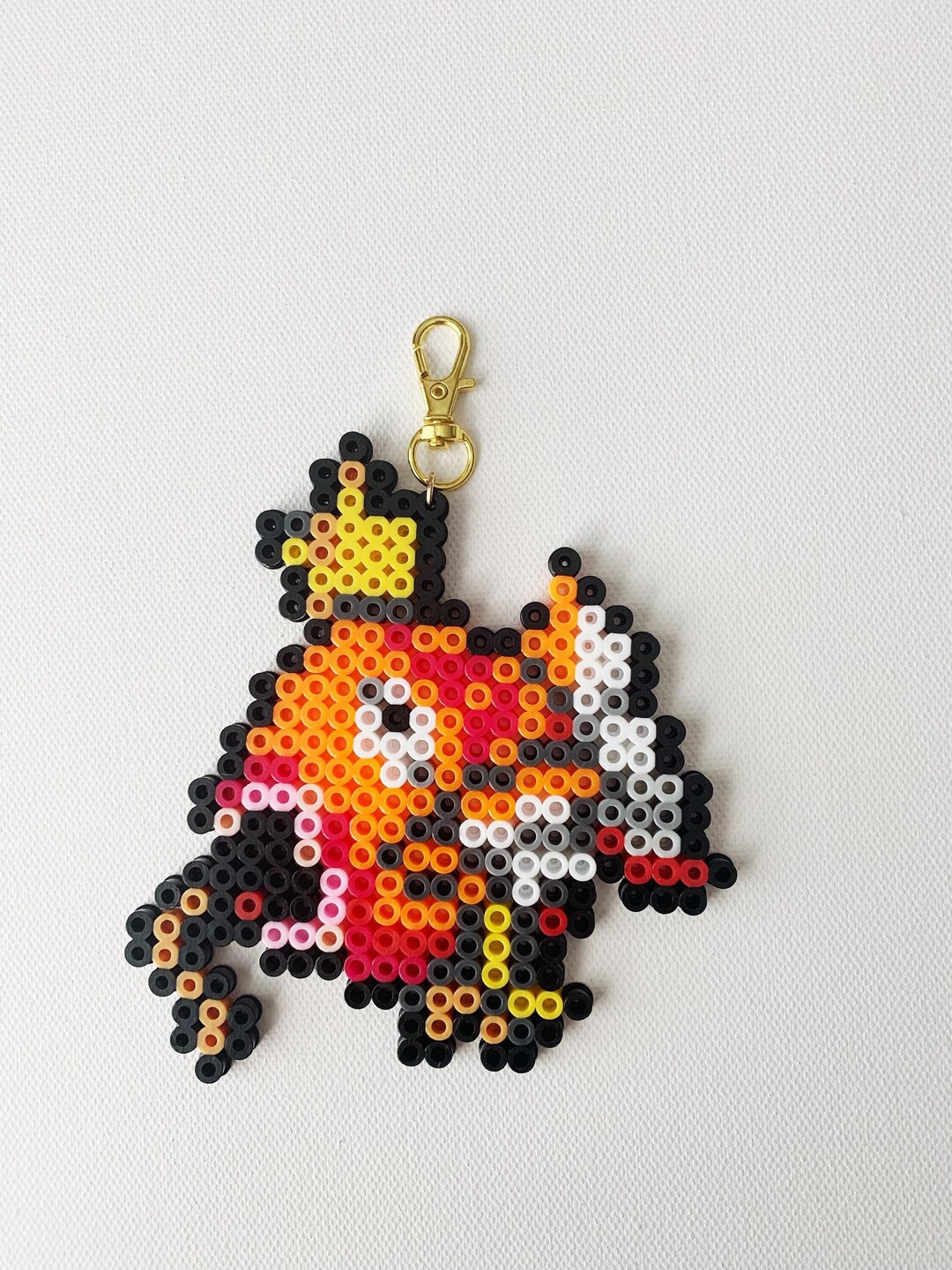 Magikarp コイキング Pokémon Perler Bead Sprite Keychain Wall Hanging - Etsy