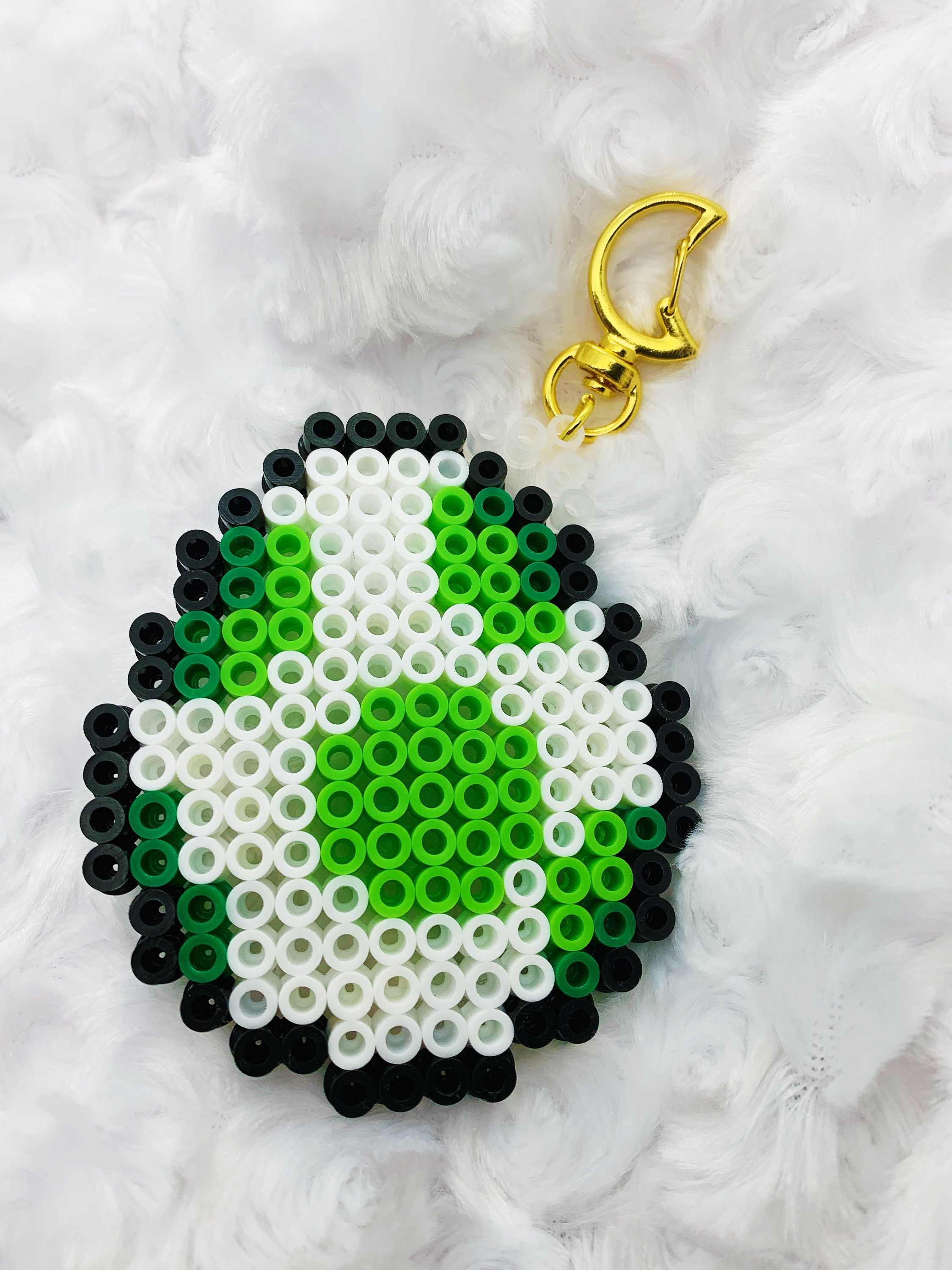 Nintendo Mario Yoshi Perler Bead and Egg Perler Bead Keychains - Etsy