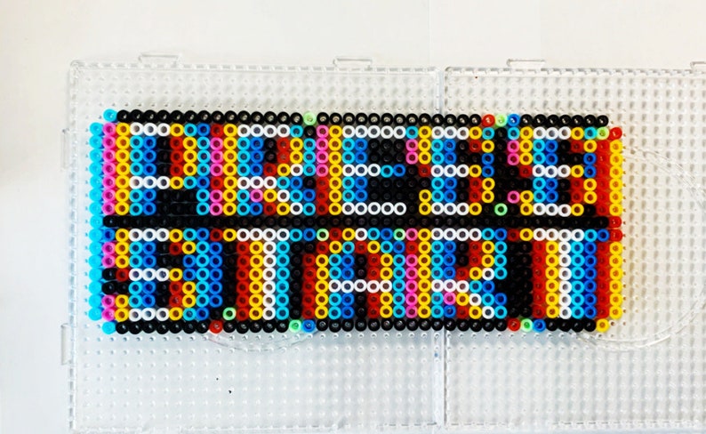 Press Start Video Game Perler Bead Wall Hanging Sprite - Etsy