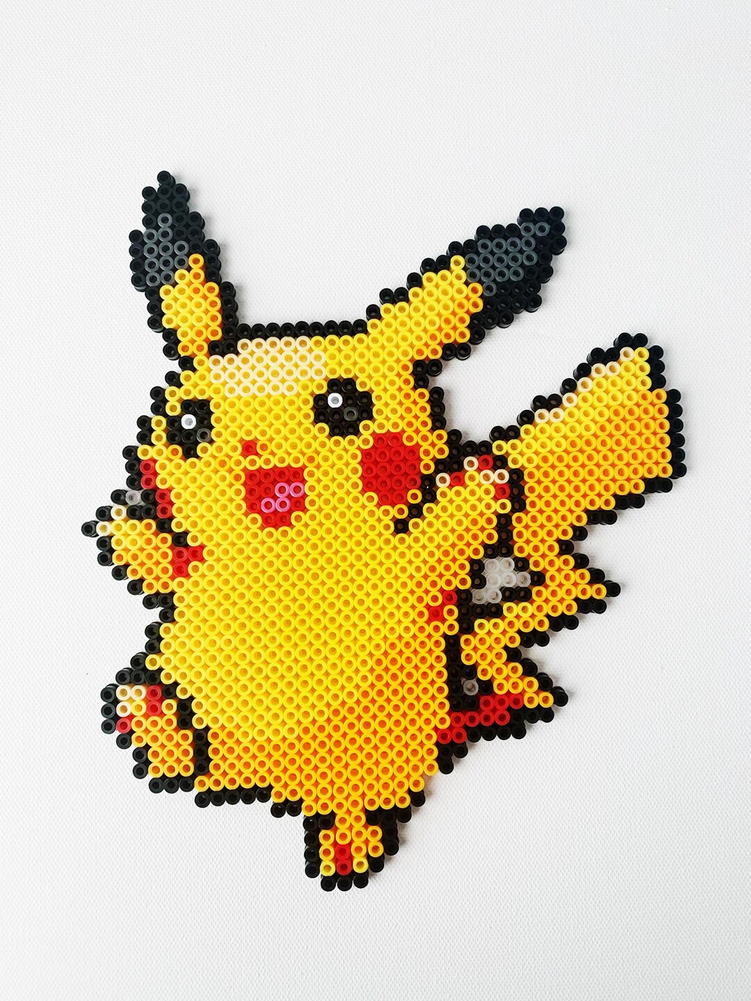 Excited Pikachu ピカチュウ Pokémon Perler Bead Wall Hanging Sprite - Etsy