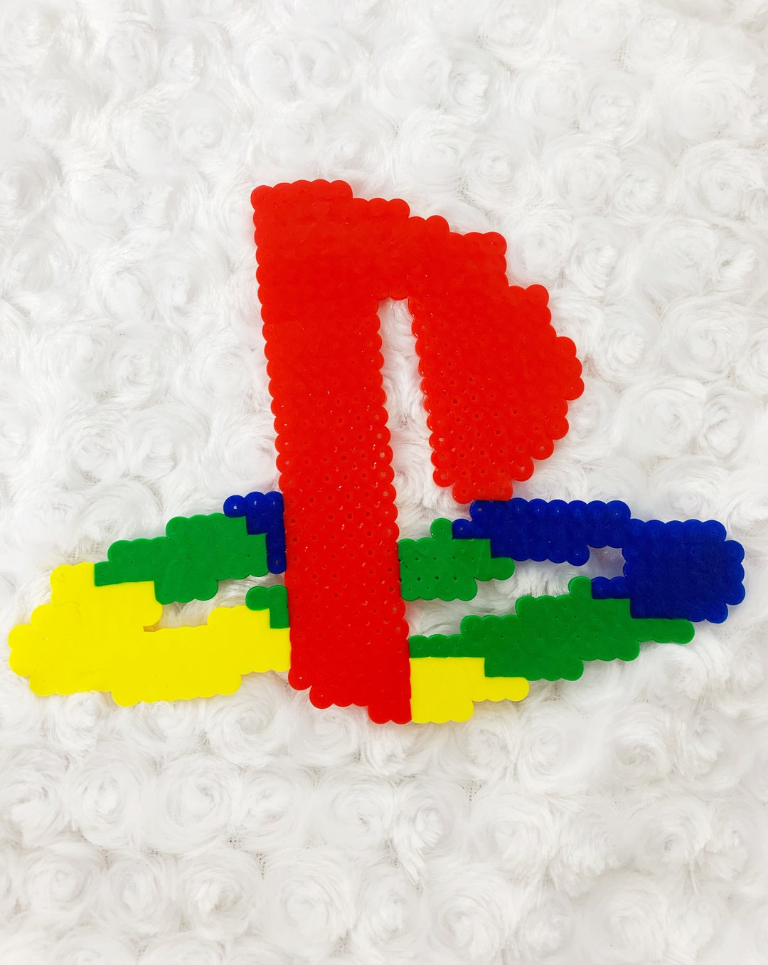 P. Station Perler Bead Art Piece Wall Hanging Sprite - Etsy
