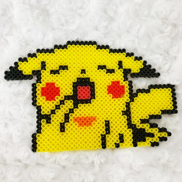 Pikachu Perler - Etsy