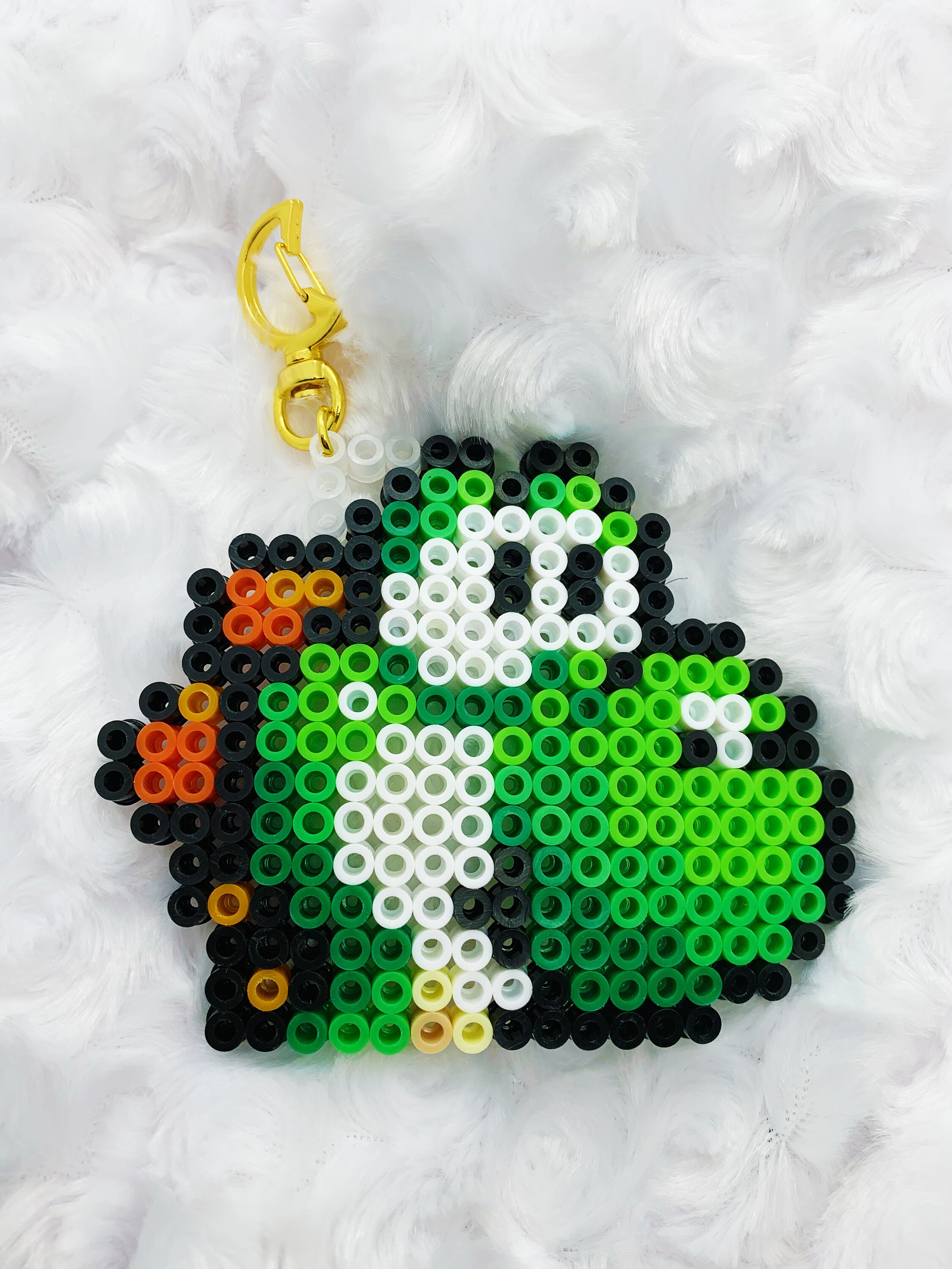 Nintendo Mario Yoshi Perler Bead and Egg Perler Bead Keychains - Etsy