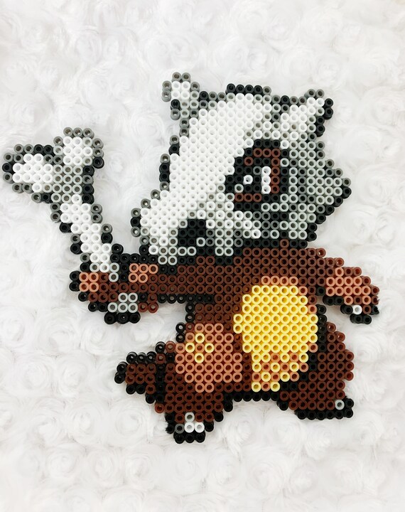 Tarjeta Cubone Con Sprites De Perler This Item Is Unavailable Etsy