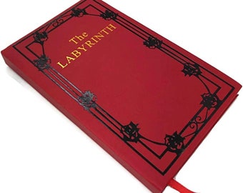 The Labyrinth Book, Leather Bound, Sarah's Book-cosplay, Ren Faire, the ...