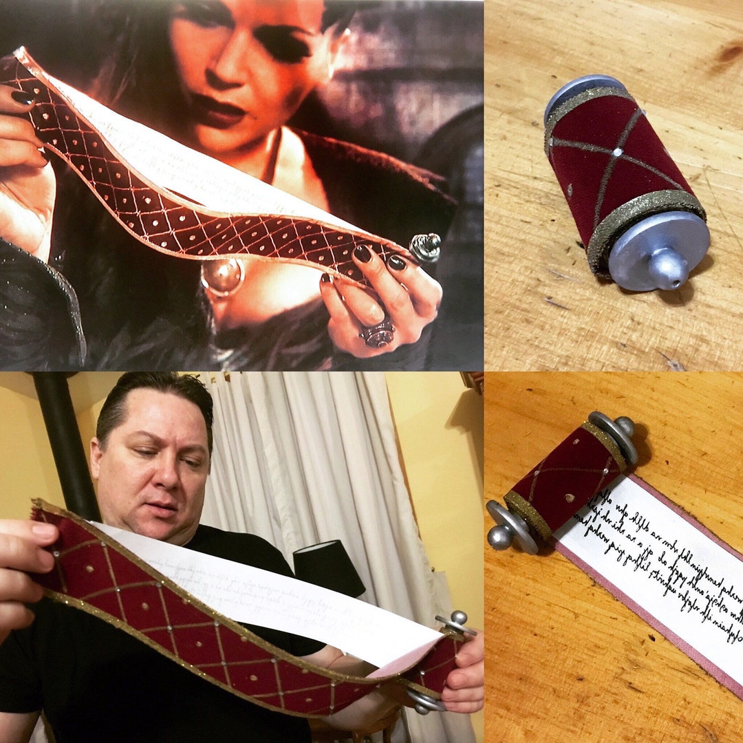 Once Upon A Time Dark Curse Scroll - Etsy