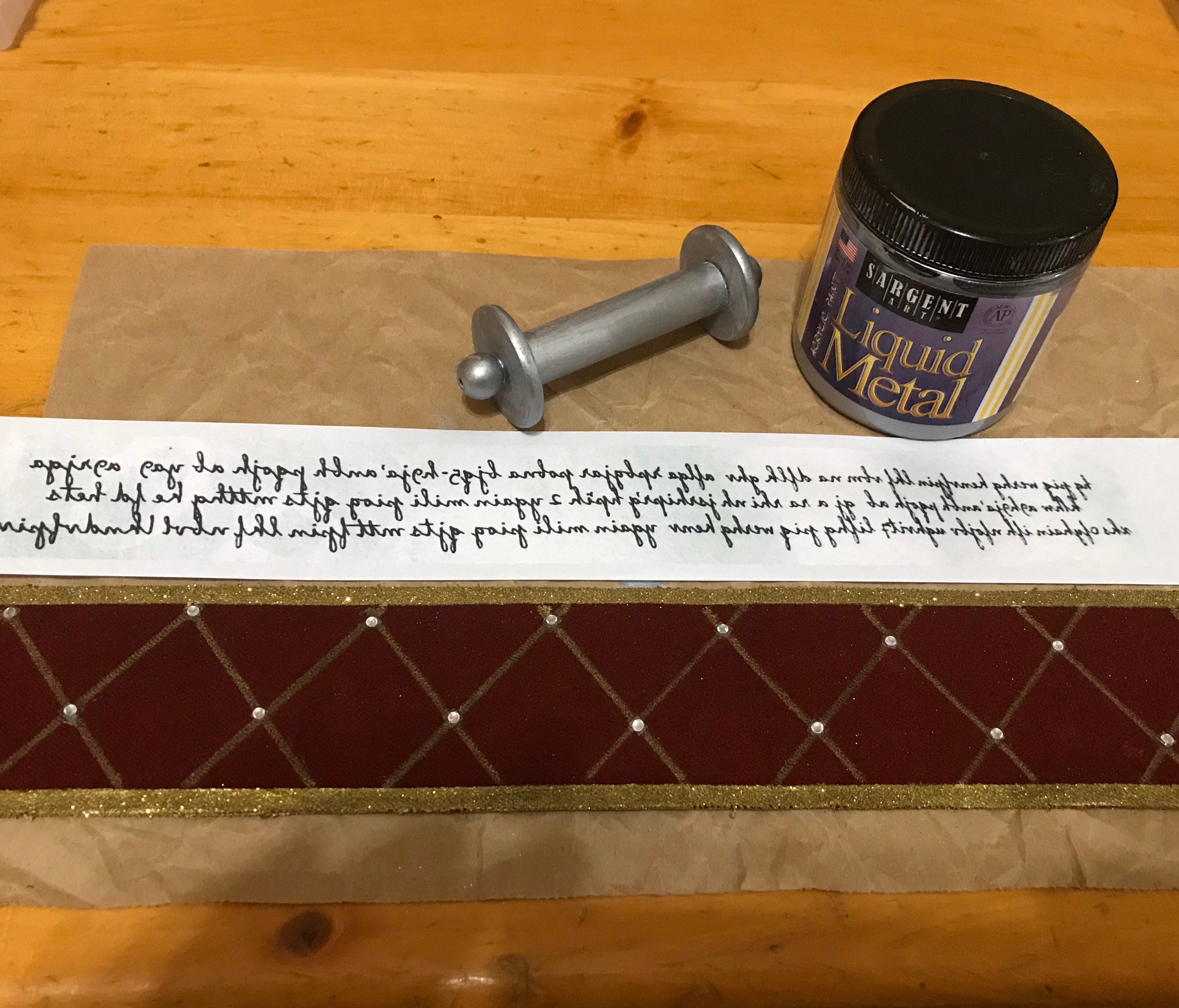 Once Upon A Time Dark Curse Scroll Replica Prop