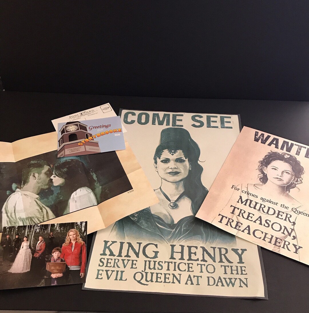 Once Upon A Time Super Fan Poster Package - Etsy