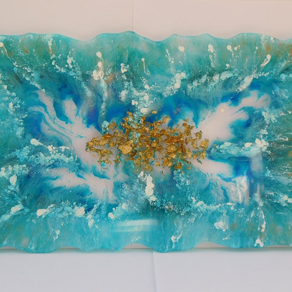 Blue Agate Platter - Etsy