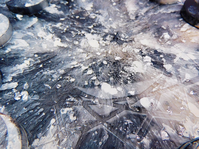 Moon Phase Original Wall Clock 24.5cm Silent Resin Wall | Etsy UK