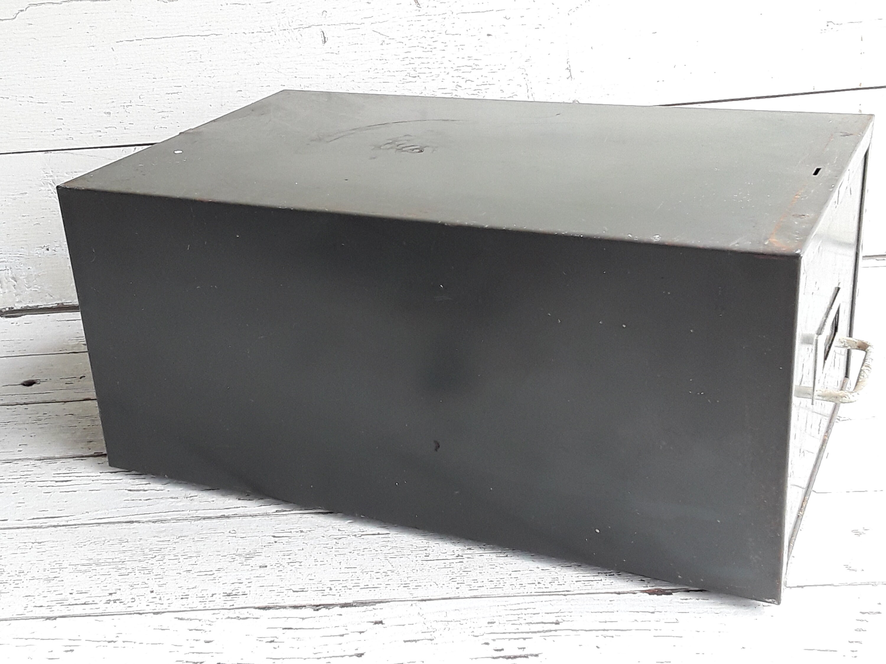 Vintage Cole Card Catalog Box Steel Army Green/olive STEAMPUNK - Etsy