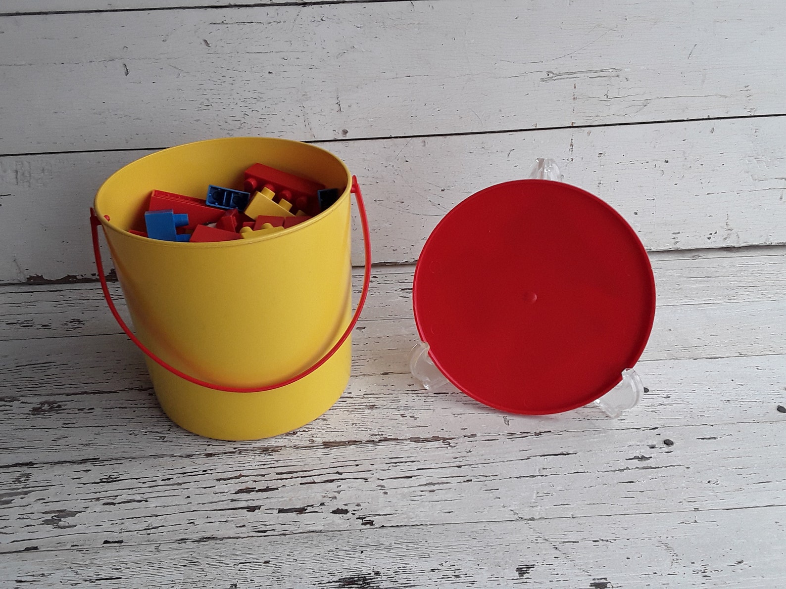 Vintage 1980's Loc Blocs With Bucket Entex Industries - Etsy