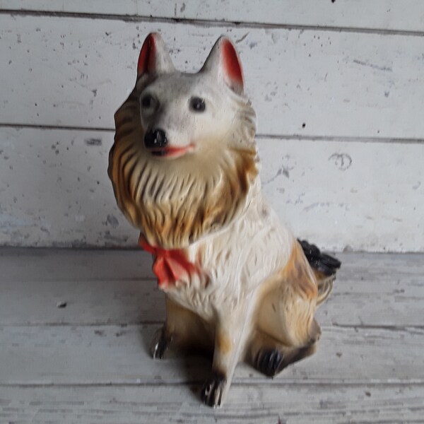Vintage Chalk Dog - Etsy