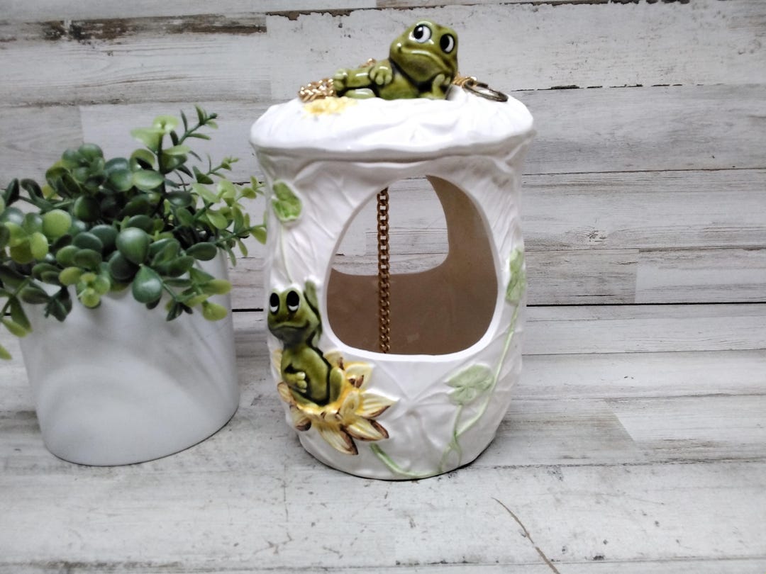 Vintage 1977 Sears Roebuck Neil the Frog Birdhouse / 1977 Japan Frog ...