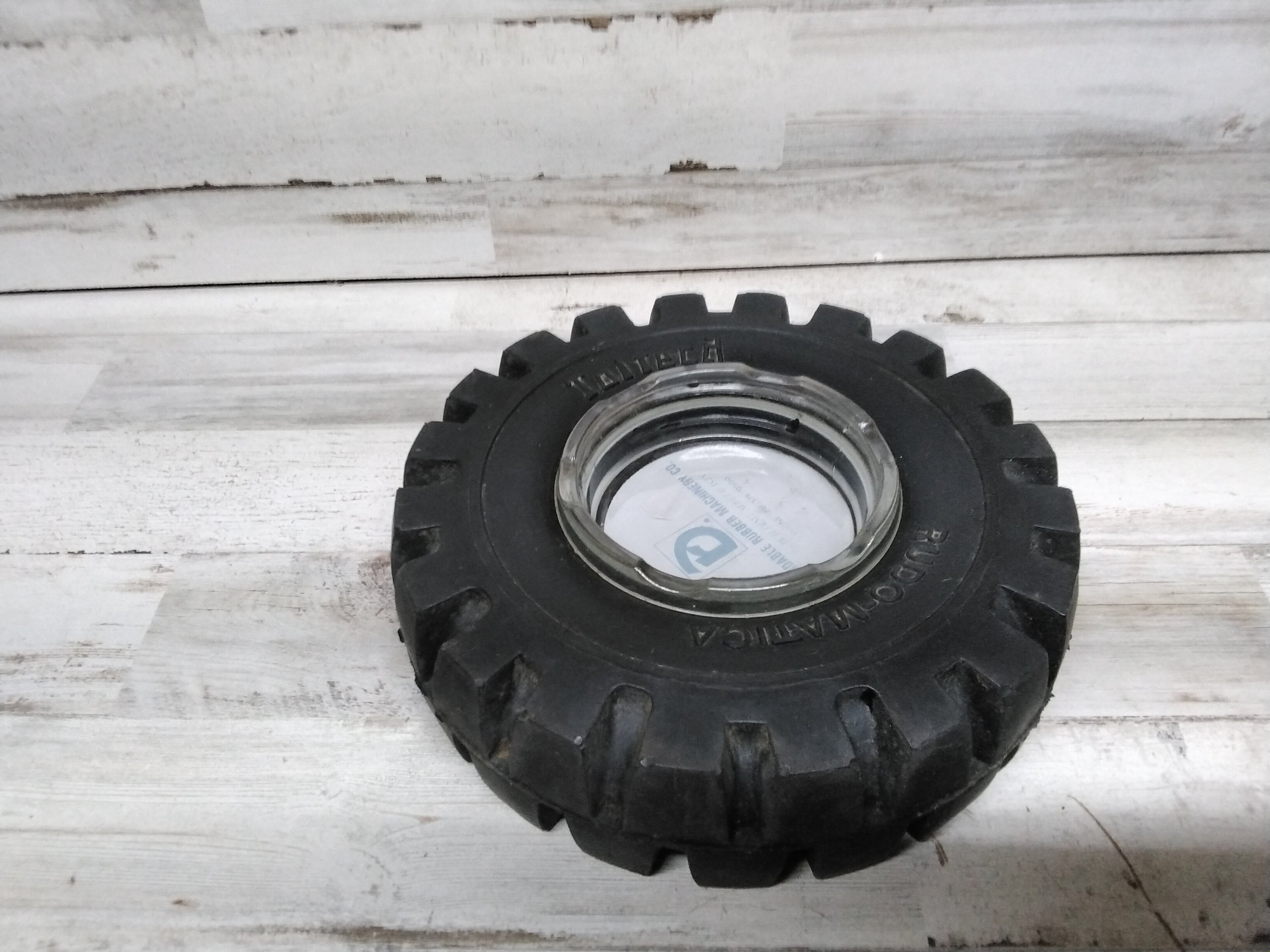 Vintage Rubber Tire Ashtray Dependable Rubber Machinery Co. Cleveland ...