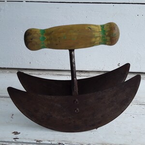 Primitive Wooden Handle Chopper Farmhouse Kitchen County Kitchen - Etsy