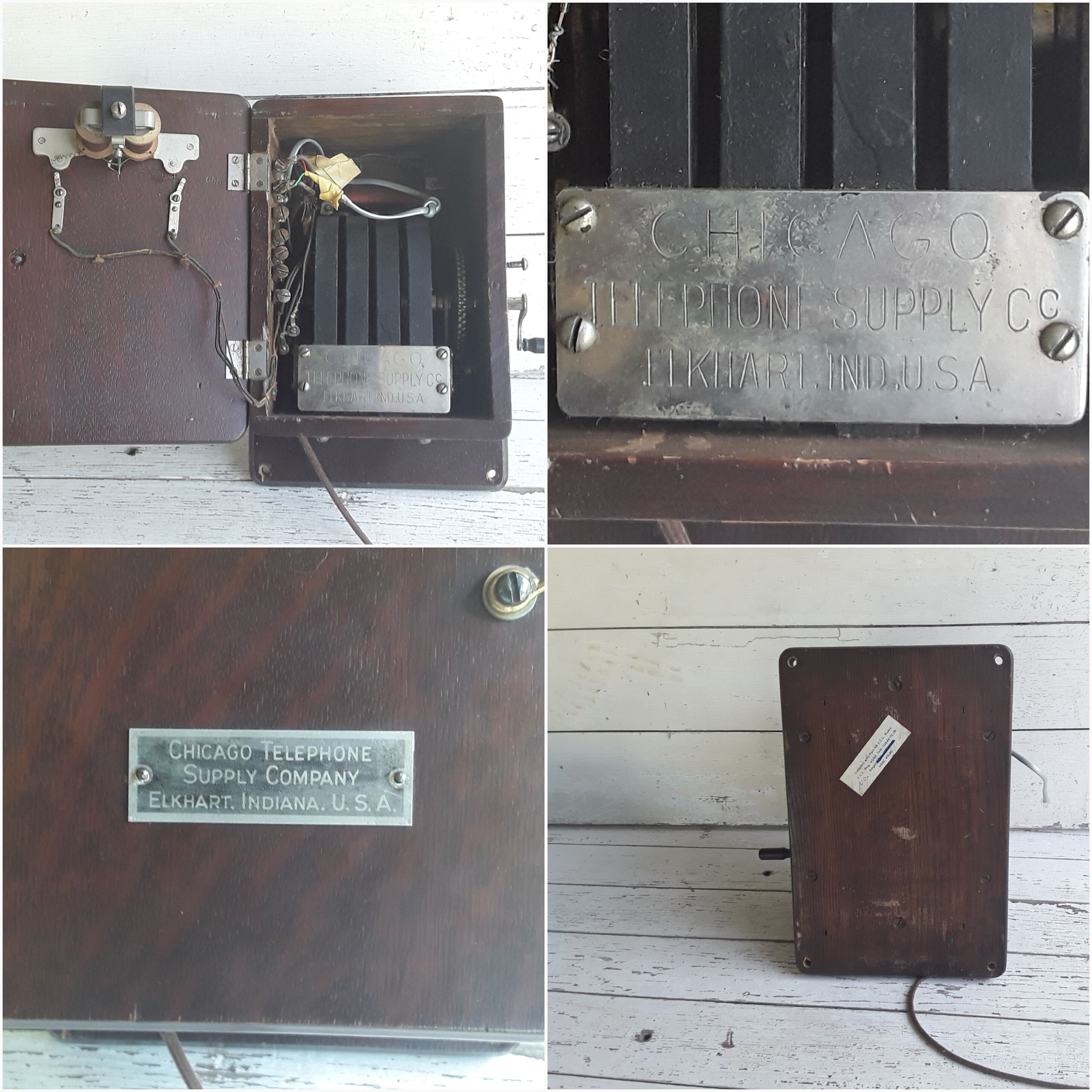 Chicago Telephone Ringer Box With Kellogg Candlestick - Etsy