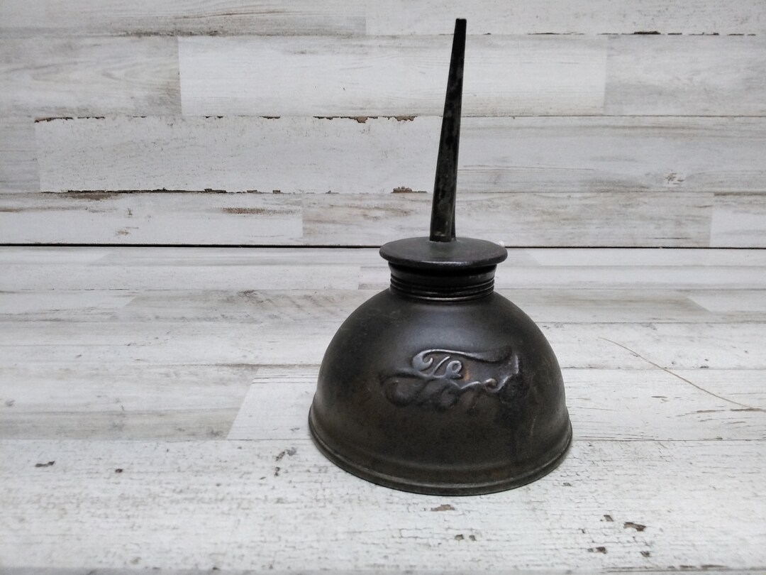 Ford Oil Can Antique Moden A T Circa 1910 / Ford Advertising / Man Cave ...