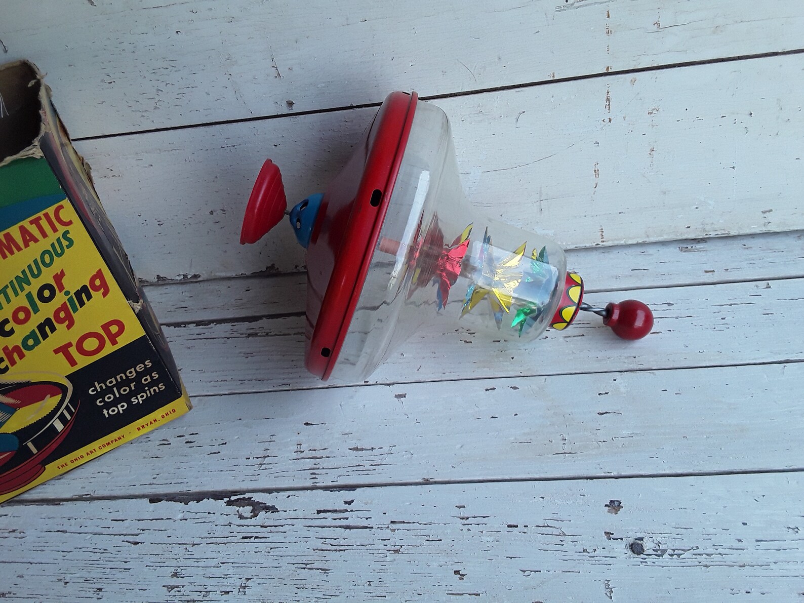 Automatic Continuous Color Changing Top Bryan Ohio Art 124 | Etsy